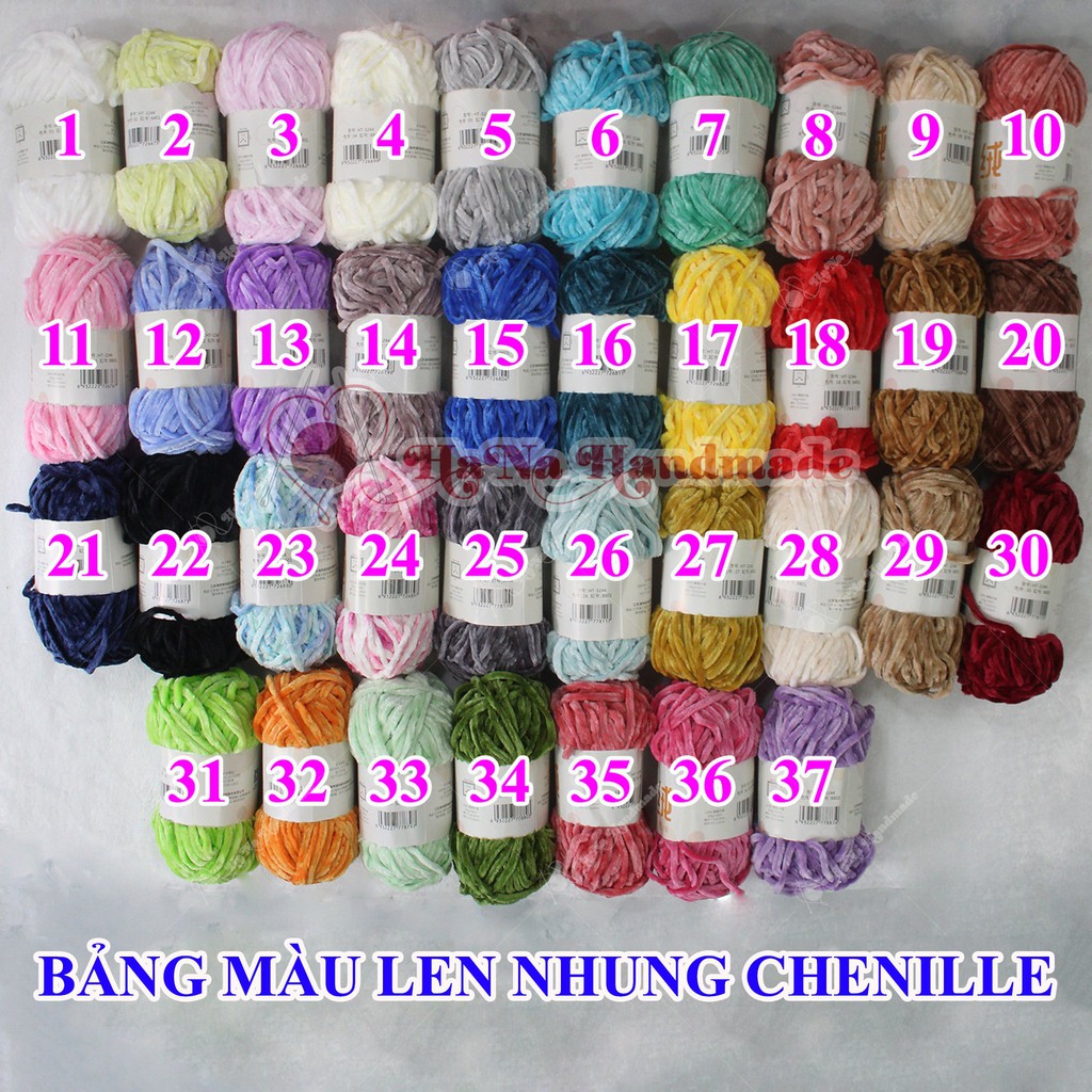 Len nhung Chenille 35k/cuộn | Shopee Việt Nam