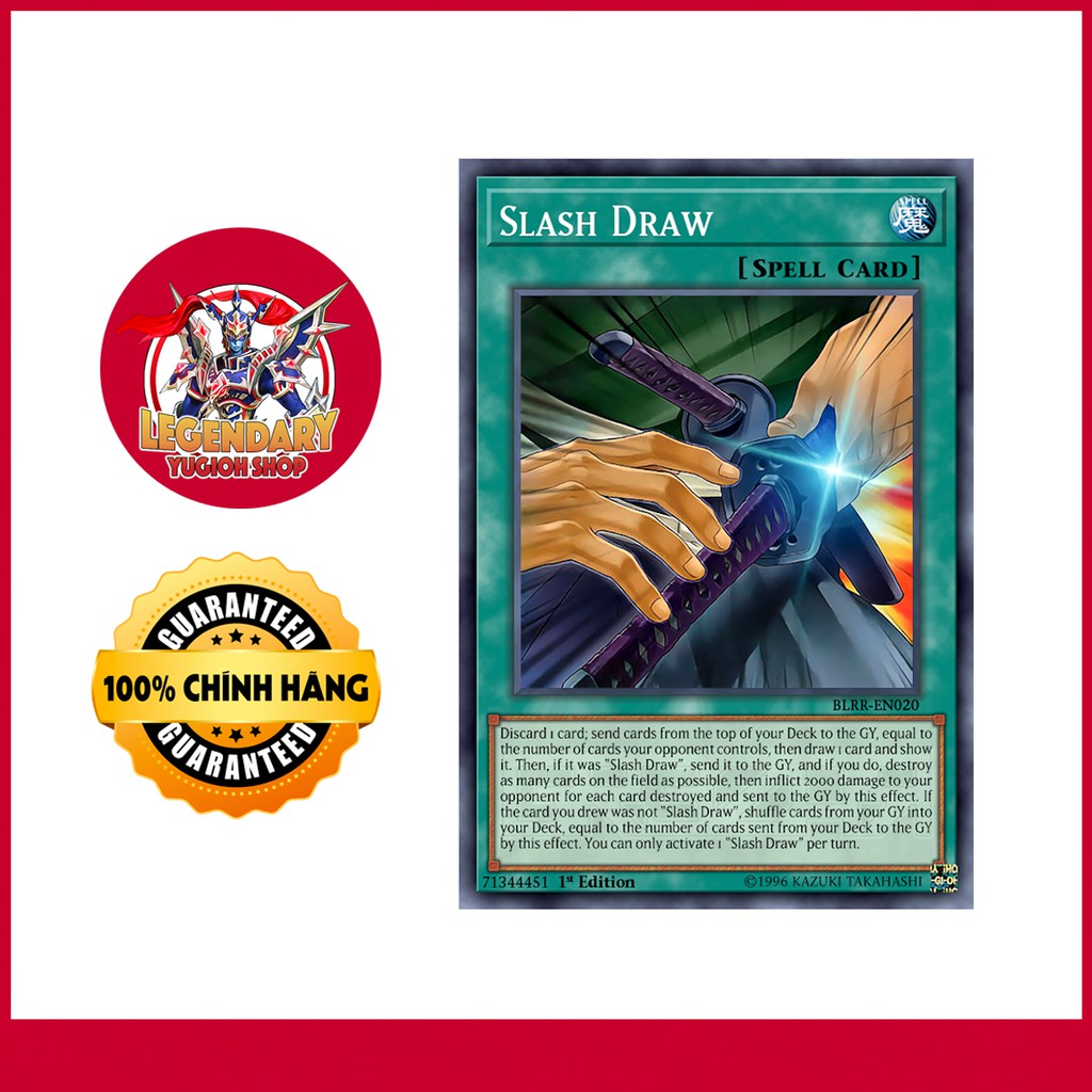 [Thẻ Bài Yugioh Chính Hãng] Slash Draw | Shopee Việt Nam