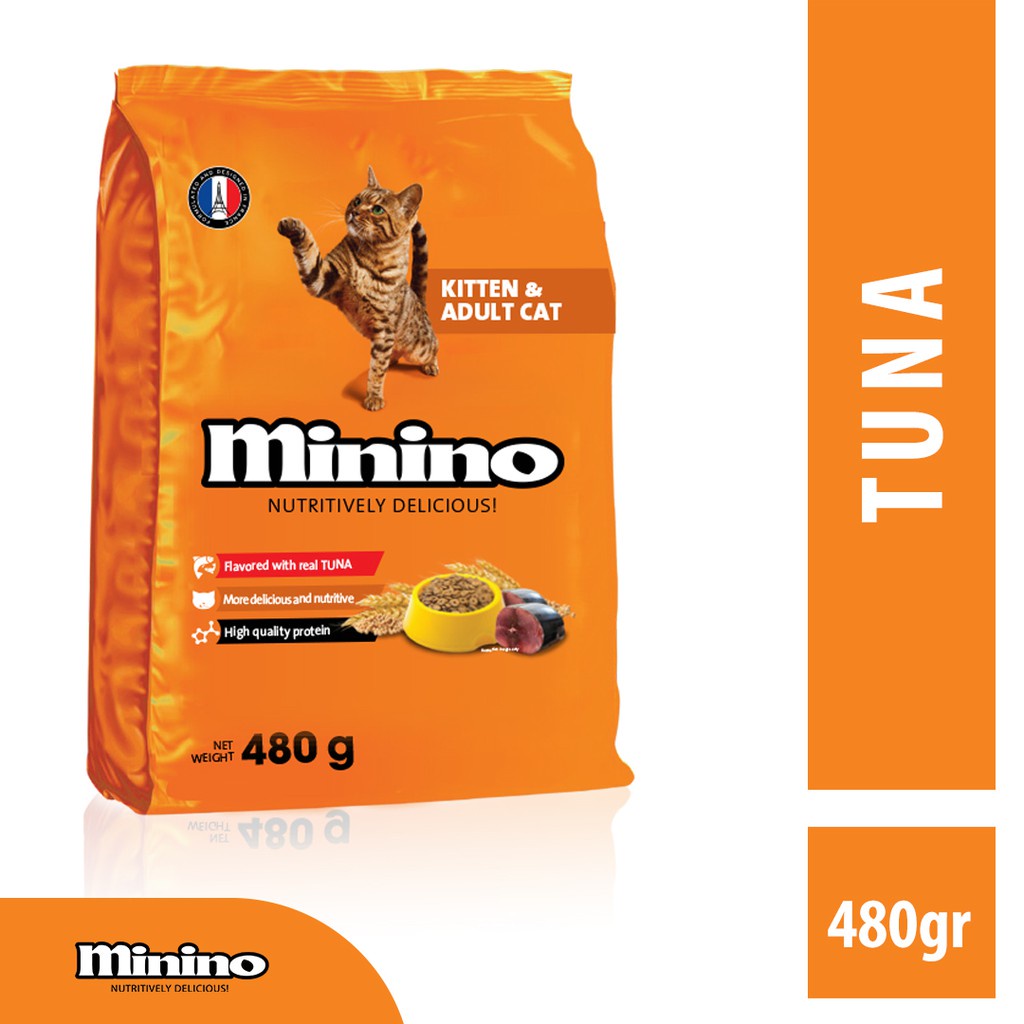 Thức ăn mèo MININO TUNA 480GR - Hạt cho mèo xuất xứ từ PHÁP | Shopee ...