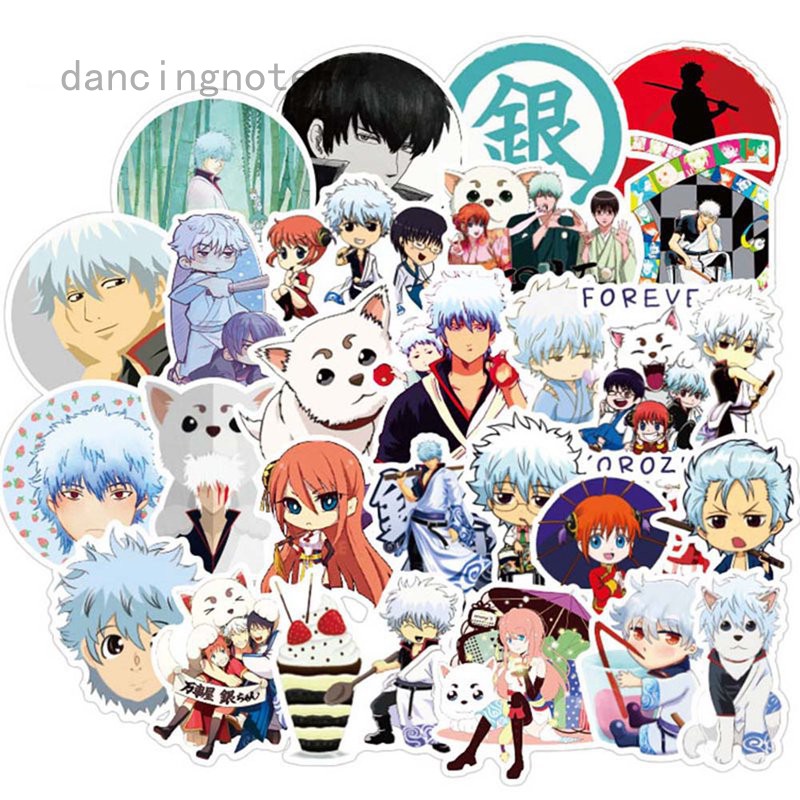 Sticker / Hình dán anime Gintama (Combo 10-50 sticker) | Shopee Việt Nam