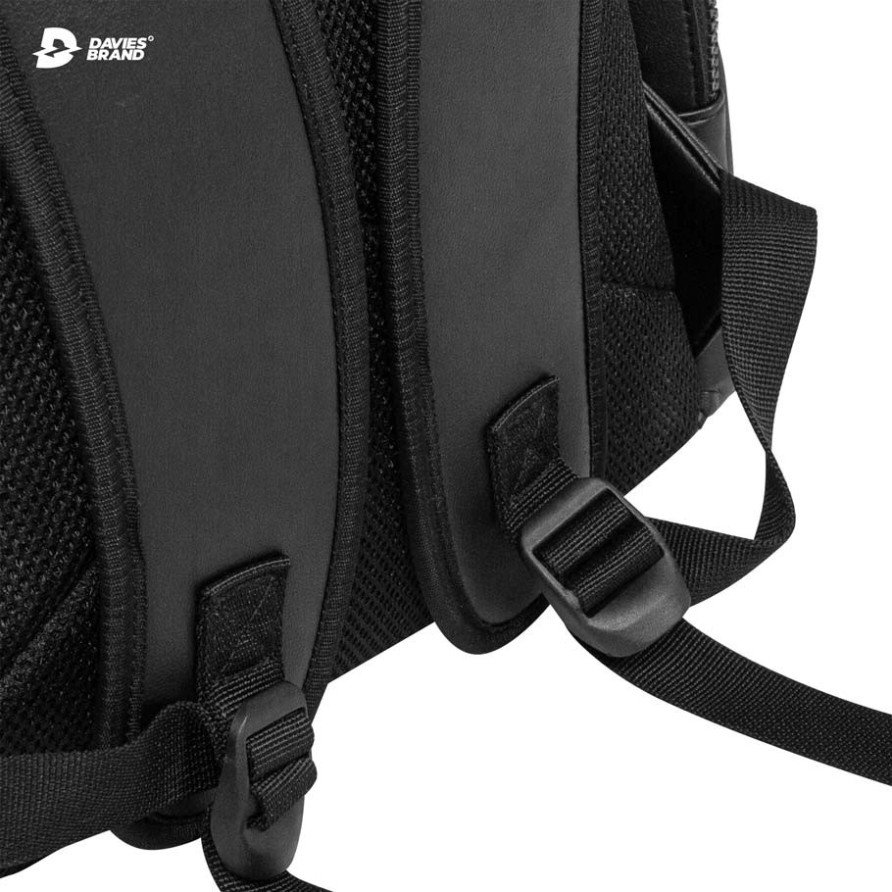 Balo đi học nam nữ Davies - Balo da nam màu đen Leather Box Backpack. | Shopee Việt Nam