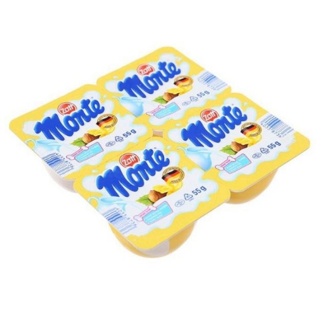 (DATE 28/10/2023] Váng sữa ZOTT MONTE hương vani - 55g x 4 hộp | Shopee ...