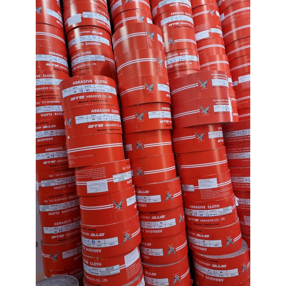 Nhám vải cuộn con ó HAWK (vải mềm) khổ 10cm x 45m | Shopee Việt Nam