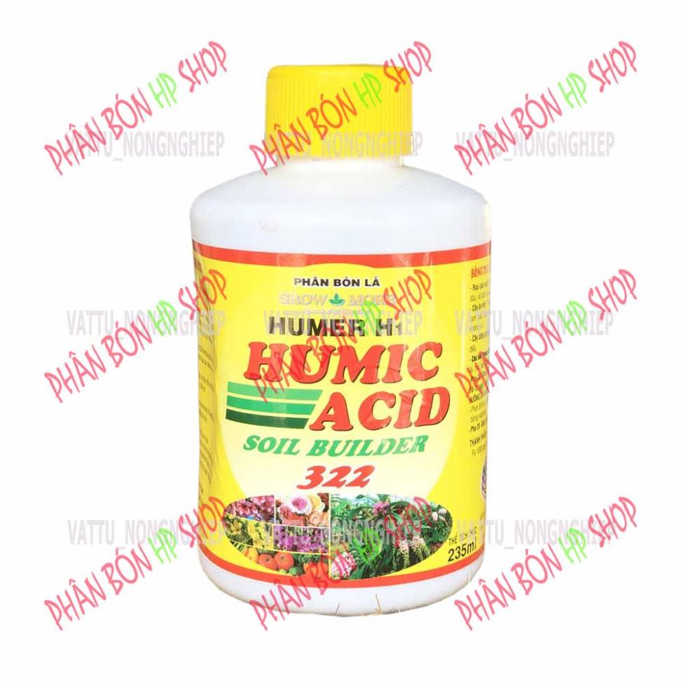 PHÂN BÓN LÁ ĐA VI LƯỢNG SINH HỌC GROW MORE HUMER H1 HUMIC ACID 322 ...
