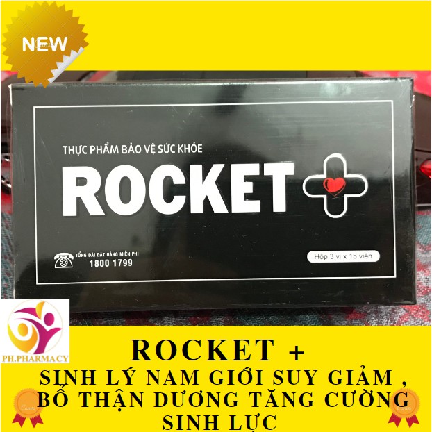 [Chính Hãng - Che Tên] Rocket + Plus tăng cường sinh lý tặng kèm BCS ...