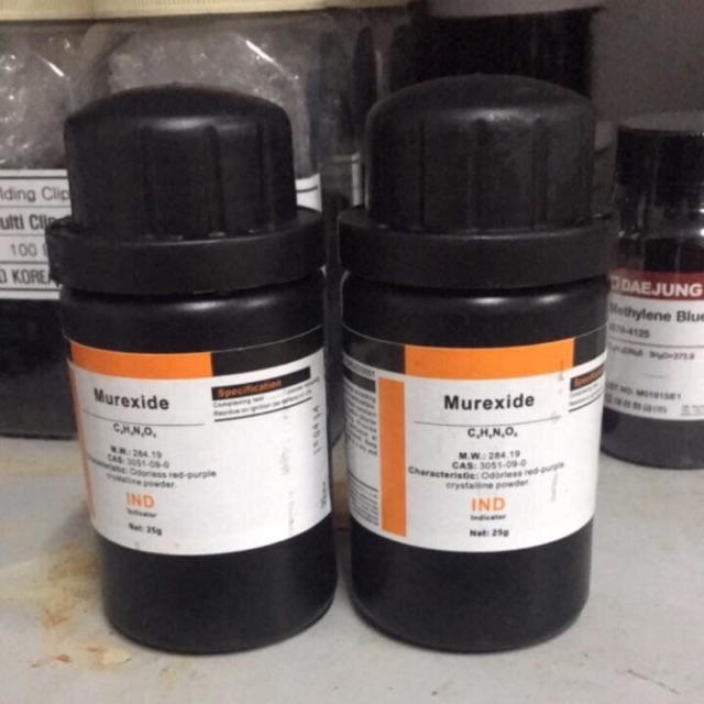Murexide Xylong CAS 3051-09-0 C8H8N6O6 chai 25g MX murexit MX 100X ...