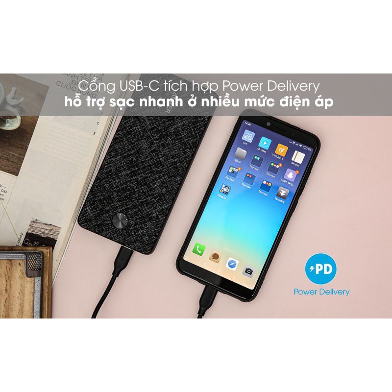 Pin sạc dự phòng Polymer 20.000 mAh Type C PD Anker PowerCore Essential ...