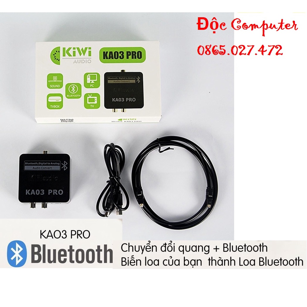 Bộ chuyển đổi âm thanh quang Cao Cấp Kiwi KA06 Ka03 Ka03 pro - Bảo hành 12 tháng chính hãng ...