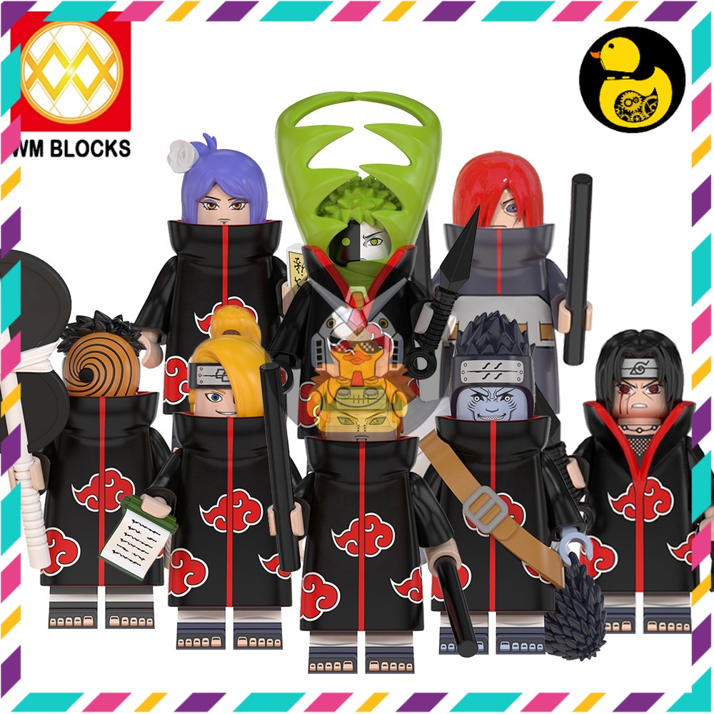 WM6106 Mô Hình Naruto nhân vật Akatsuki Nagato Madara Yahiko Itachi ...