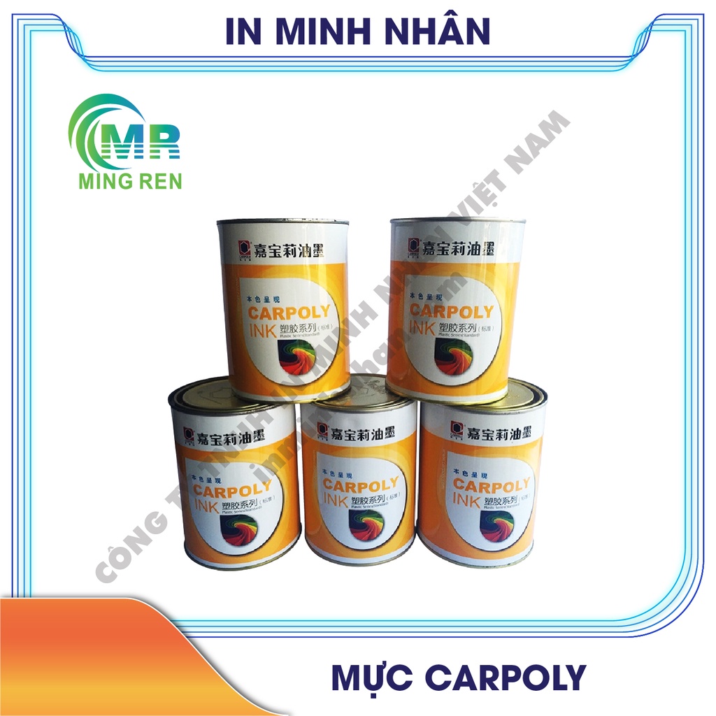 MỰC CARPOLY DÙNG CHO IN LƯỚI VÀ IN TAMPON | Shopee Việt Nam
