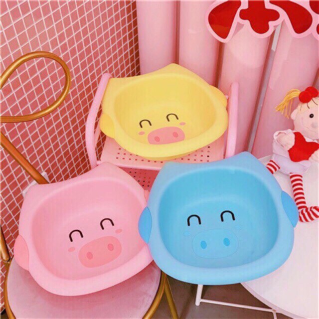 Chậu rửa mặt hình mặt Heo kute | Shopee Việt Nam