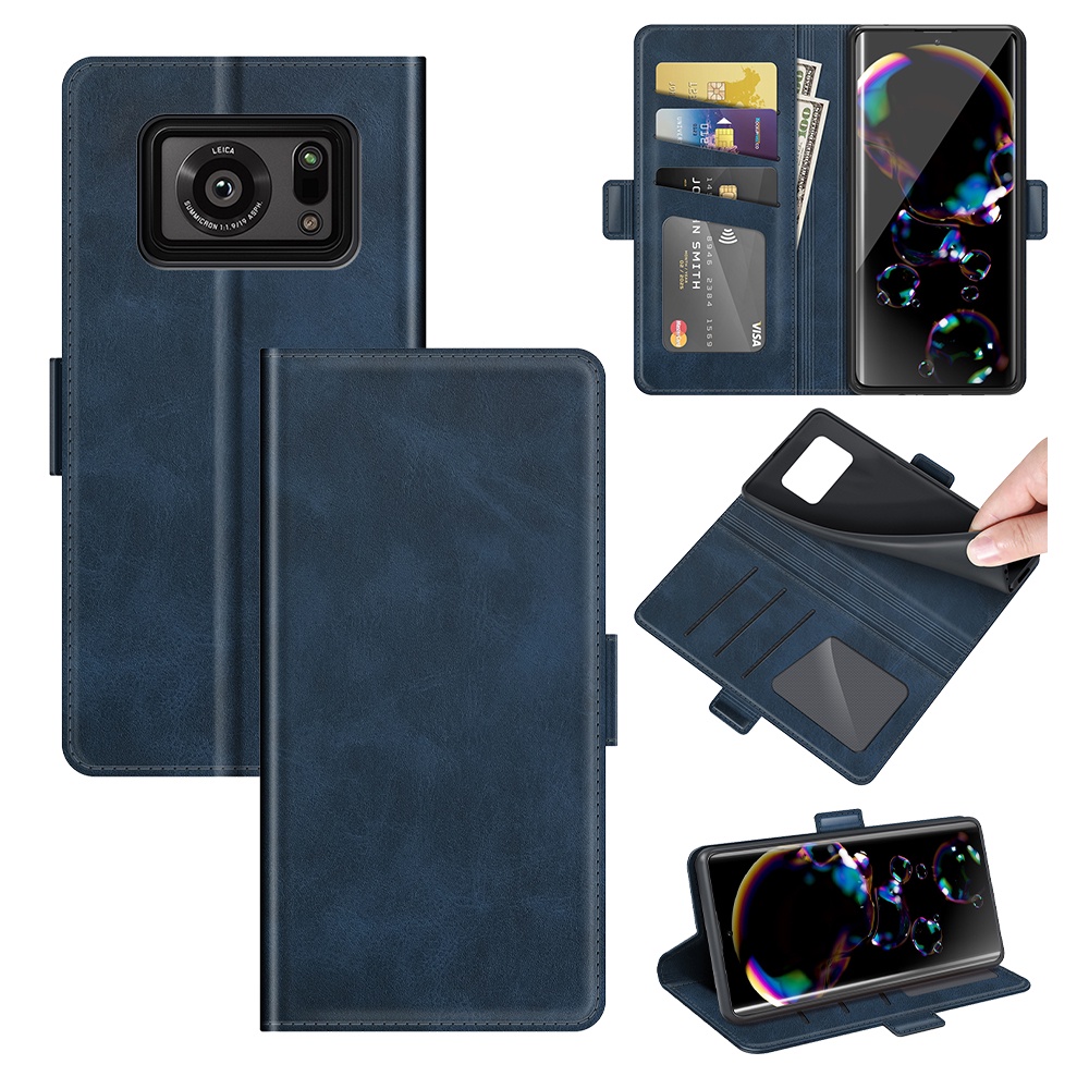 Ốp Lưng Da Có Ngăn Đựng Thẻ Cho Sharp Aquos R6 | Shopee Việt Nam