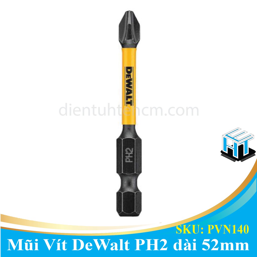 Mũi Vít DeWalt PH2 dài 52mm, nam châm cực mạnh | Shopee Việt Nam