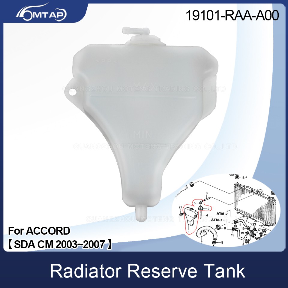 MTAP Tản Nhiệt Dự Phòng Bình Nước Phó Ấm Cho Xe HONDA ACCORD SDA CM4 ...