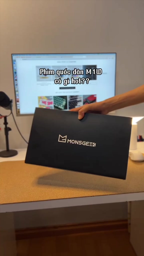 Có bảo hành | Bàn phím cơ custom Monsgeek M1W 3 chế độ kết nối full ...