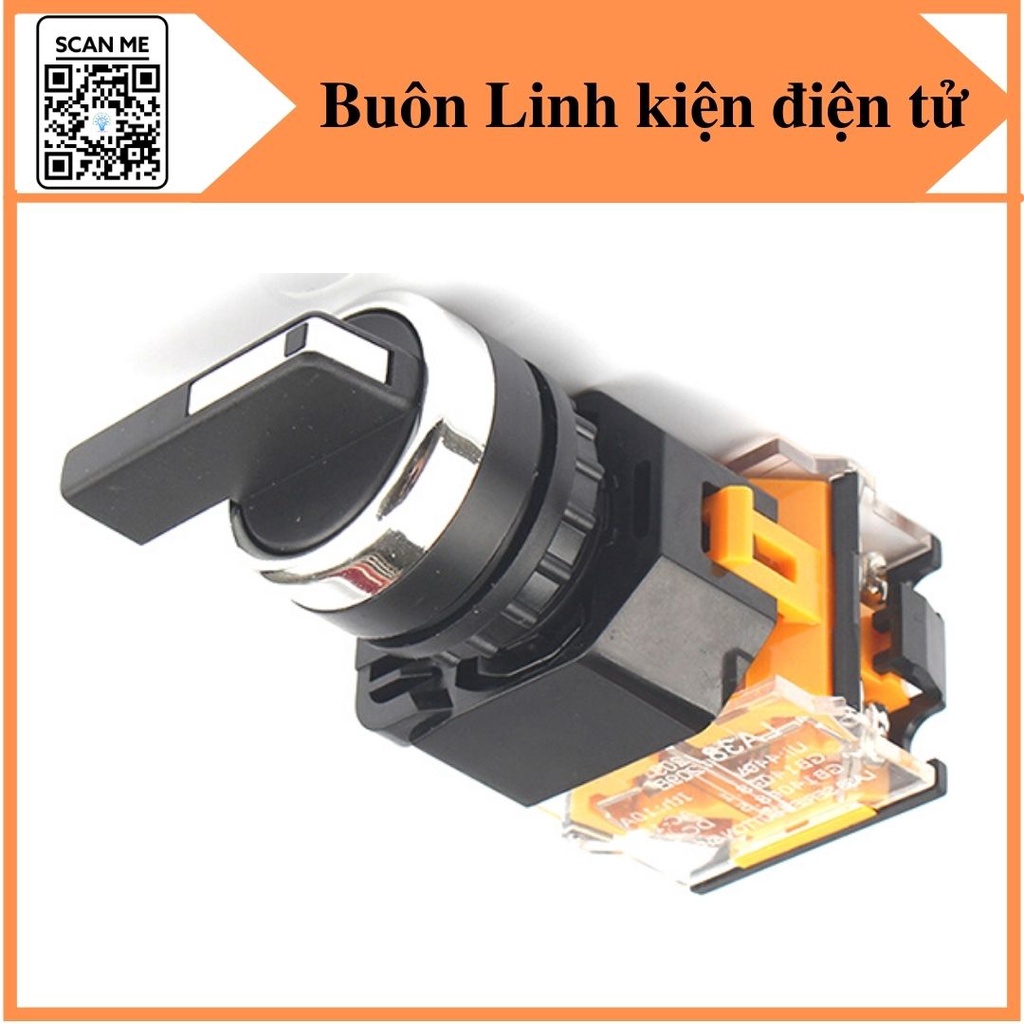 Công tắc xoay 2 vị trí LA38 - cần dài tự giữ | Shopee Việt Nam