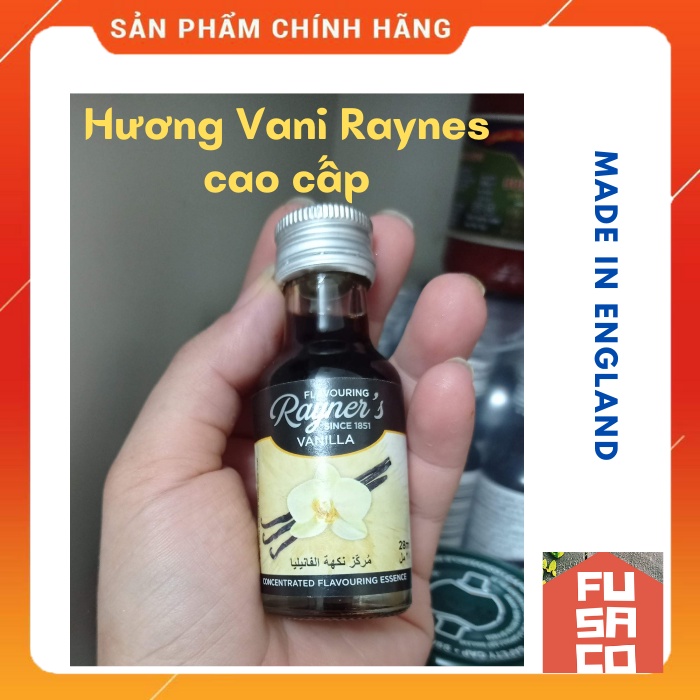 Tinh chất VANI (tinh dầu VANILLA) hương liệu làm bánh hiệu Rayner's ...