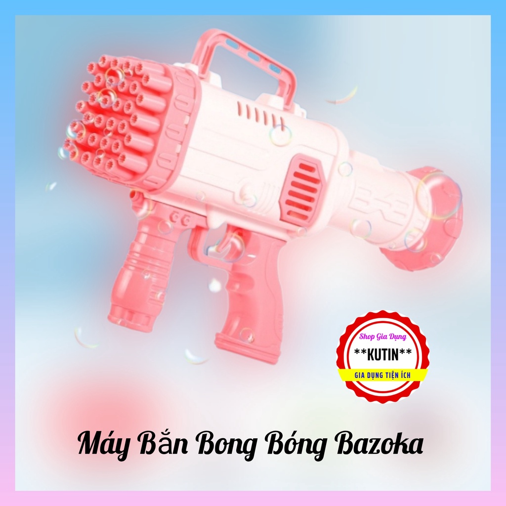 Súng Bắn Bong Bóng - Súng Bắn Bóng Xà Phòng Loại Lớn 32 Nòng Siêu Ngầu ...
