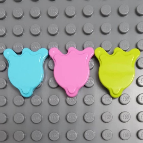 Đồ Chơi Lắp Ráp Tile, Round 2 x 2 Splat with Side Extensions | Shopee ...