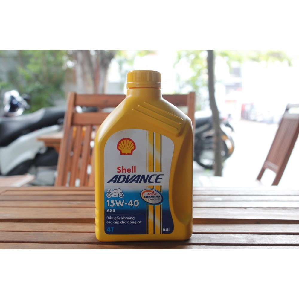 Shell Advance AX5 15W40 0.8L | Shopee Việt Nam