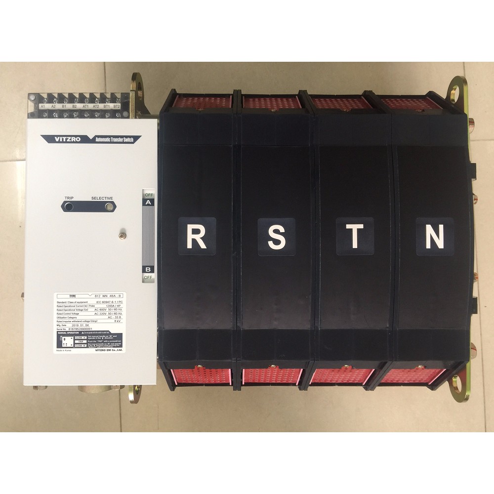 ATS VITZRO Hàn Quốc 4P-1200A- Bộ chuyển nguồn tự động | Shopee Việt Nam