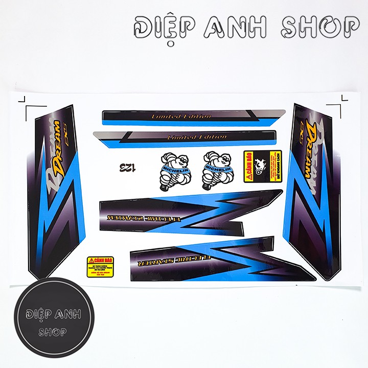 Tem xe Dream - Tem chế xe Dream ( VIDEO THỰC TẾ) | Shopee Việt Nam
