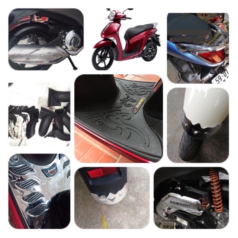 ốp xe janus 10 món tuỳ chọn (lắp chung các đời xe) | Shopee Việt Nam