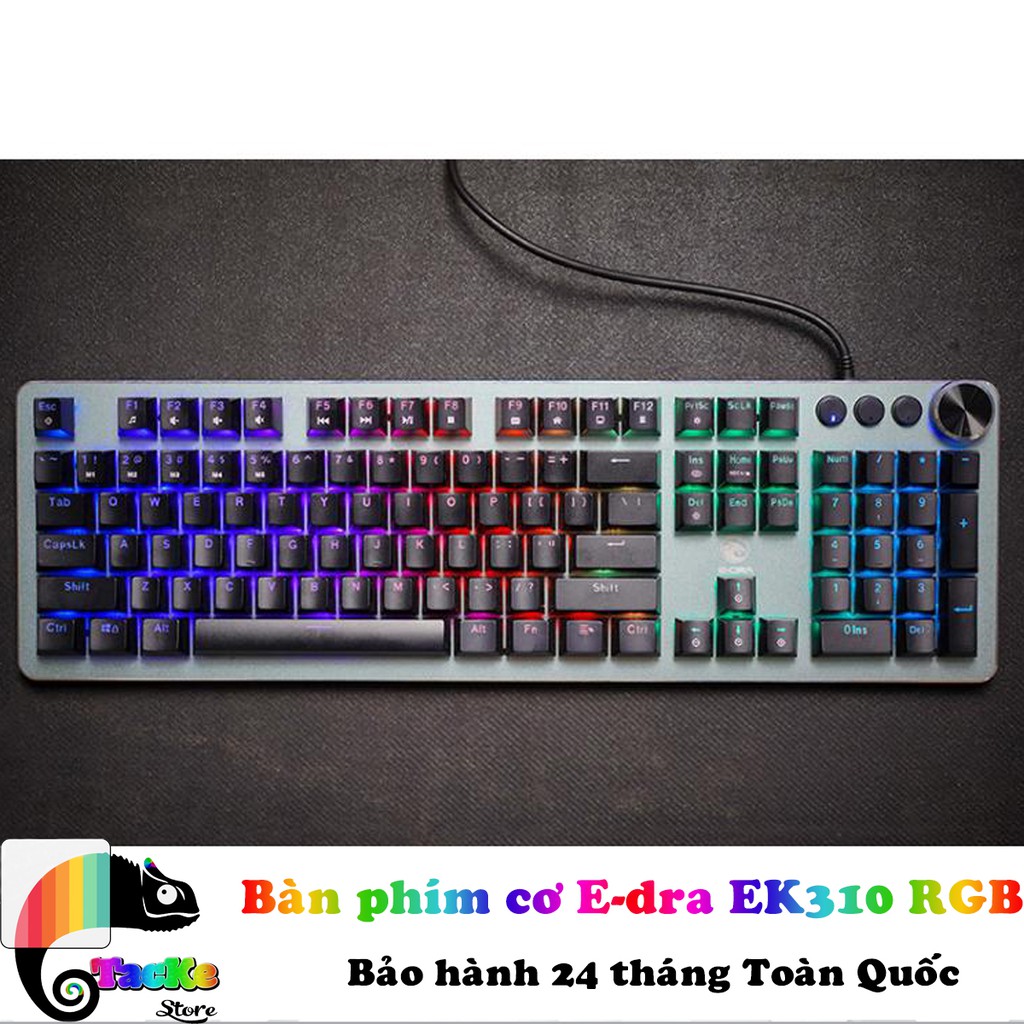 Bàn phím cơ E-Dra EK310 RGB I BH 24 Tháng chính hãng Toàn Quốc I Gaming ...