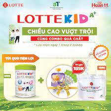 Date 6/2027- {Hàng chính hãng} Mẫu mới -Sữa LOTTE KID A+ hàng nội địa ...