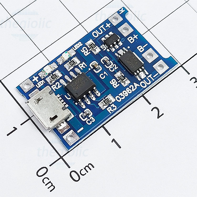 Mạch Sạc Pin TP4056 - Sạc Pin 18650 3V7- 4V2 Có IC bảo vệ Pin (Gửi đơn ...