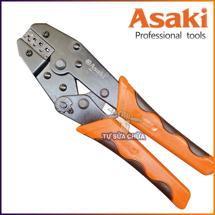 Kìm bấm cos ghim capa 0.15~6.0mm2 Asaki AK-9122 - Kềm bấm cote hình ...