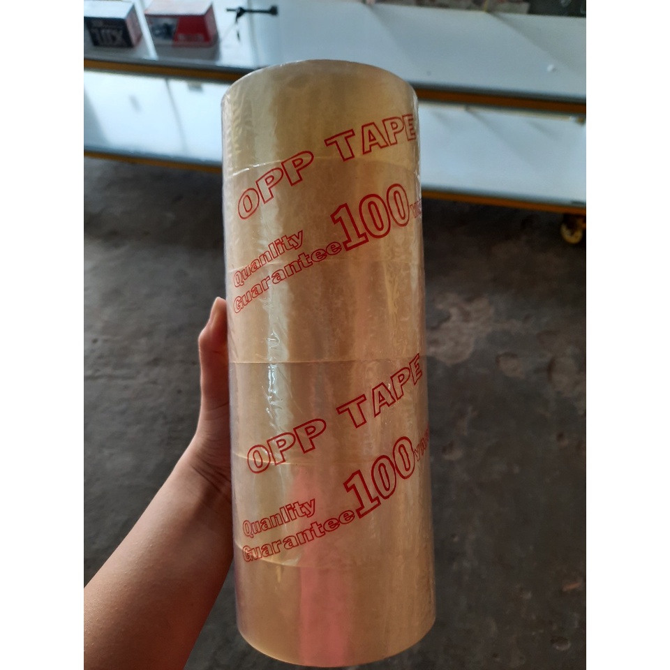 BĂNG KEO TRONG 48mm 100 YARD, GỒM 6 CUỘN | Shopee Việt Nam