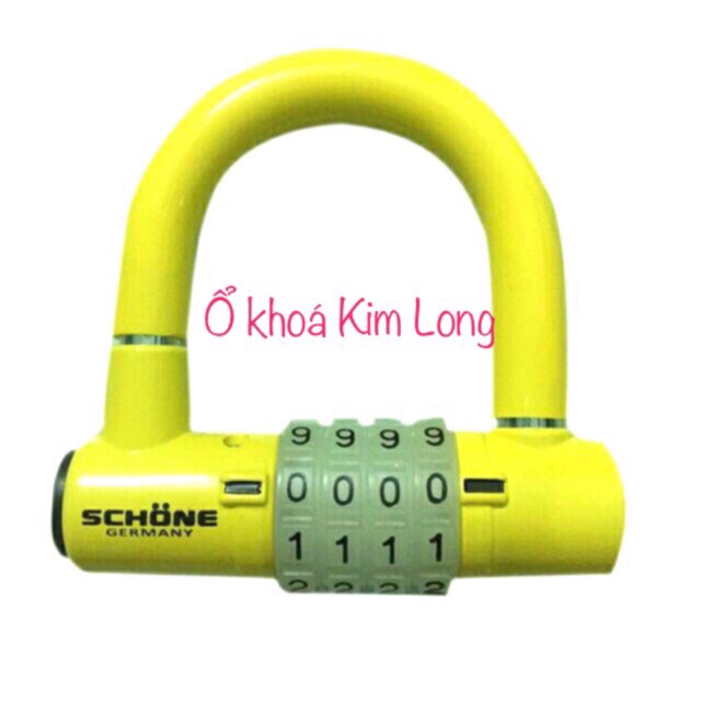 Ổ khoá số chữ U SCHONE SC-801 chính hãng không khoá được xe máy ...
