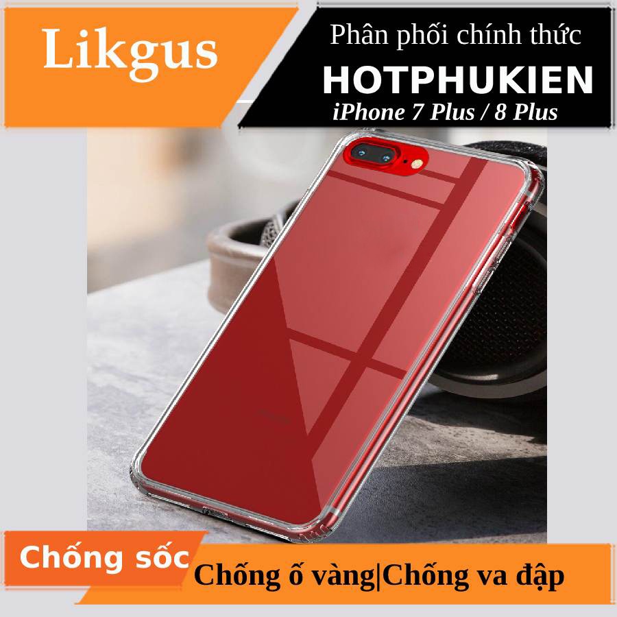 Ốp lưng Likgus Crashproof chống sốc trong suốt cho iPhone 7 Plus / 8 ...