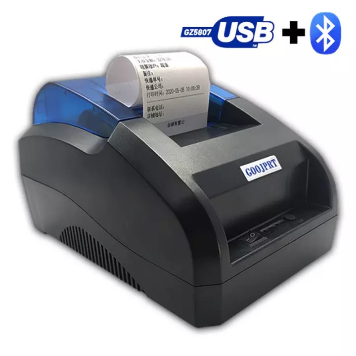 Máy in bill hóa đơn K58 dùng in cho cả điện thoại và máy tính - tặng 5 ...