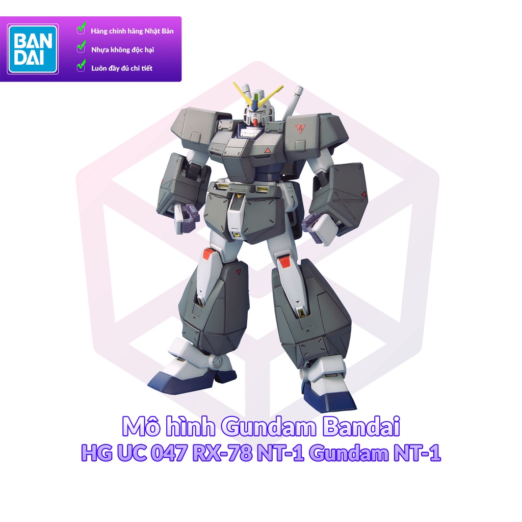 Mô hình Gundam Bandai HG UC 047 RX-78 NT-1 Gundam NT-1 1/144 [GDB] [BHG] | Shopee Việt Nam