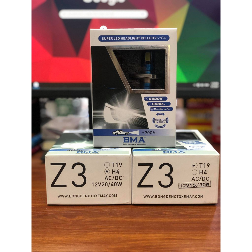 Đèn LED BMA Z3, Z2, Bóng Led siêu sáng, bền, đẹp | Shopee Việt Nam