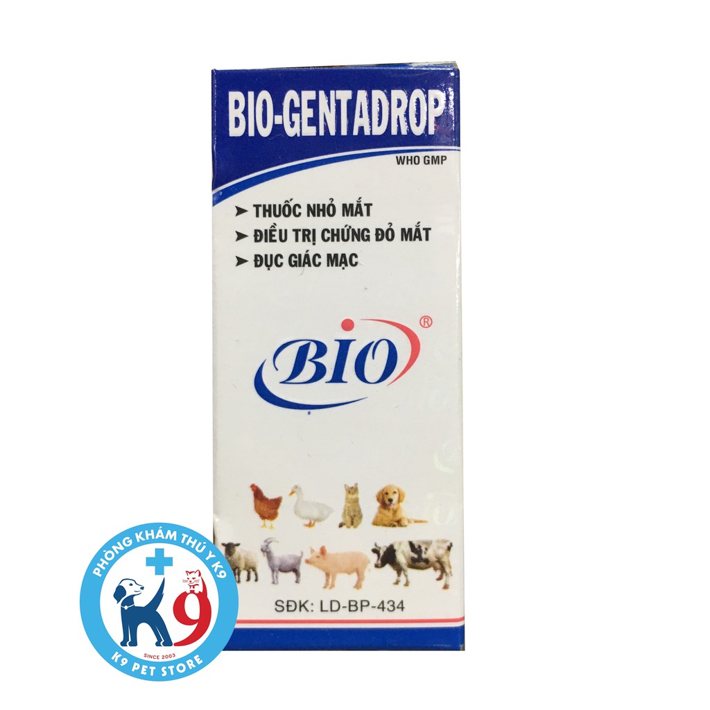 Nhỏ mắt Bio Genta Drop dành cho chó mèo | Shopee Việt Nam