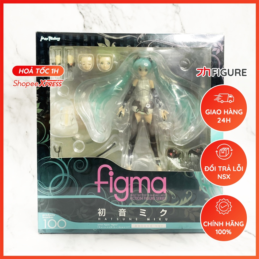Mô Hình Chính Hãng Anime Vocaloid, Hatsune Miku, Figma 100, Append, Max ...