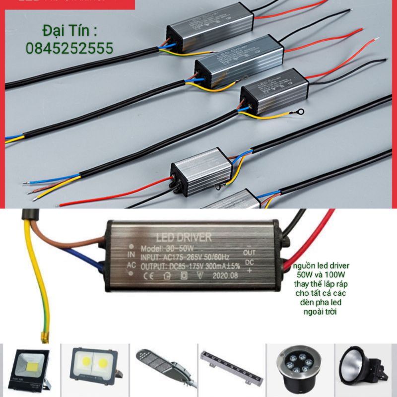 NGUỒN ĐÈN LED DRIVER 50W - 100W + CHIP LED 50W HÀN SẴN | Shopee Việt Nam