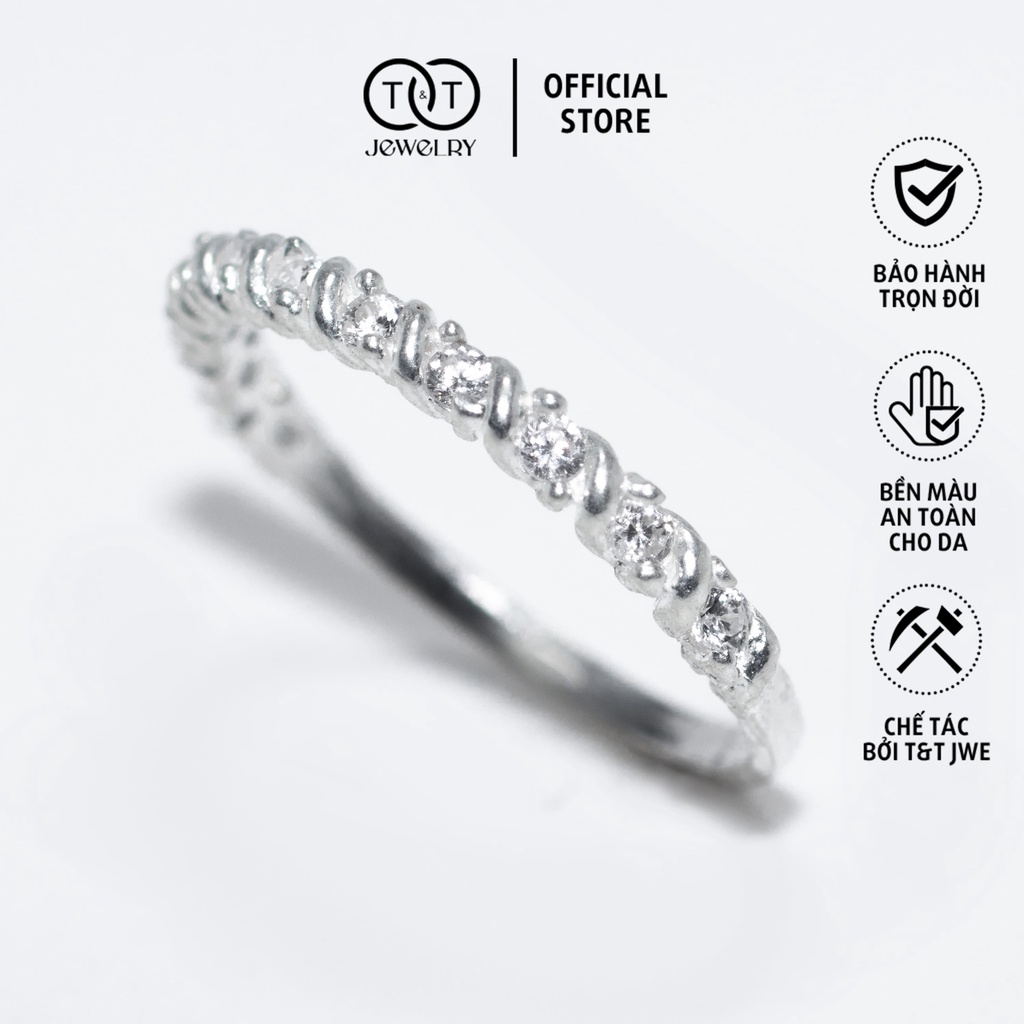 Nhẫn Bạc Nữ s925 T&T Jewelry Sweet Love cấp NN017 | Shopee Việt Nam
