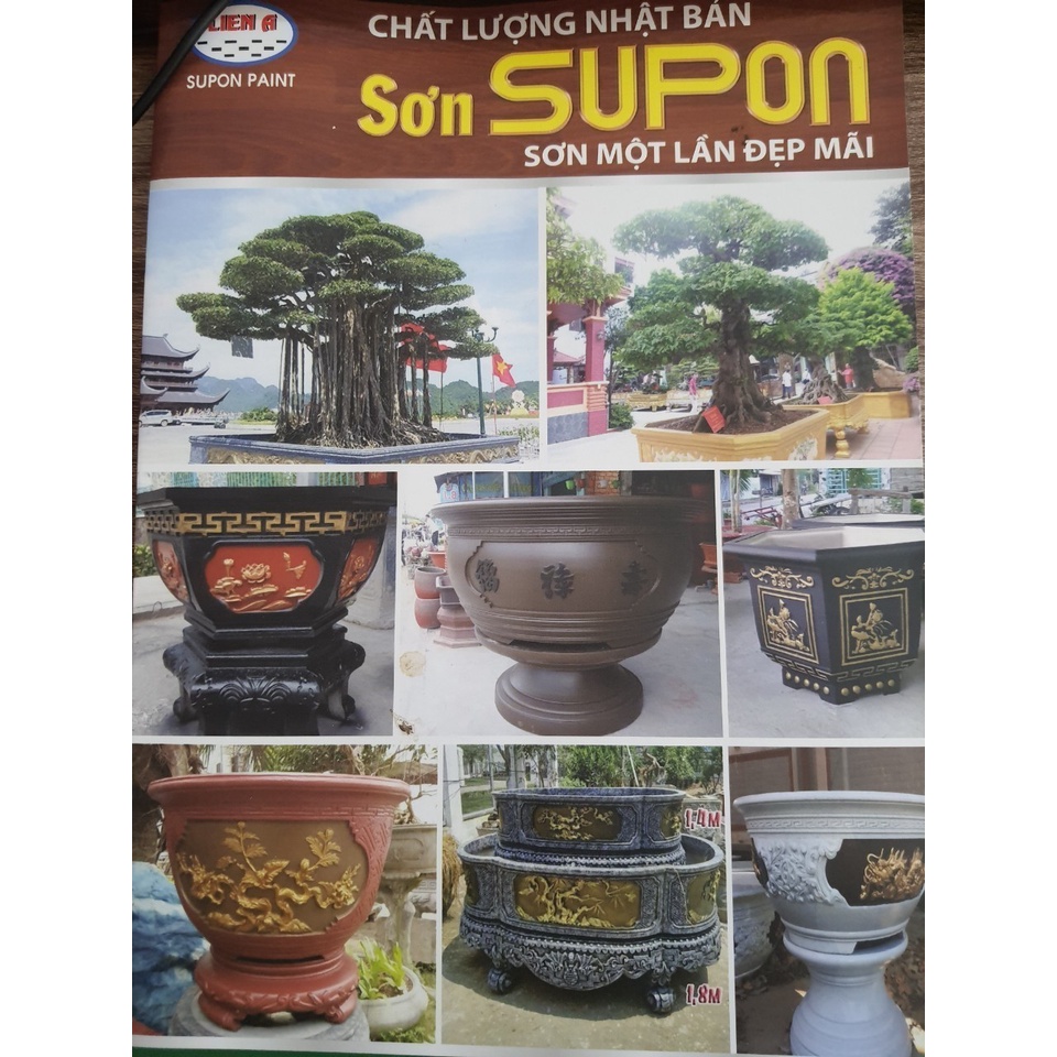 [Thùng 4kg] Sơn Chậu Cảnh Ngoại Thất( SUPON có bóng) | Shopee Việt Nam