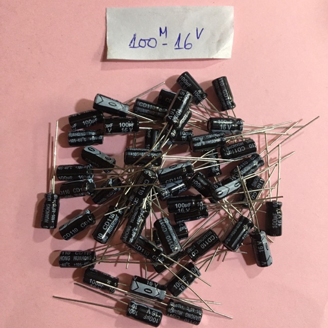 ( 100 chiếc)tụ hoá 100uf-16v | Shopee Việt Nam