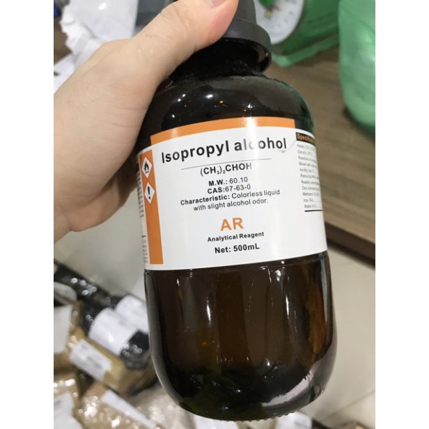 Chất Isopropyl alcohol IPA 2-propanol 99.7% C3H8O chai 500ml CAS 67-63 ...