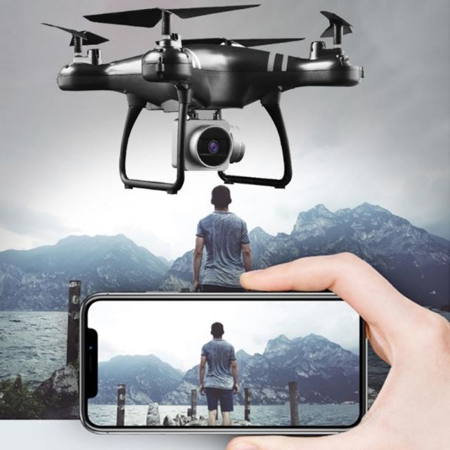 Máy bay điều khiển từ xa Flycam KY101 HJ14 TDX có Camera HD 720P Wifi ...
