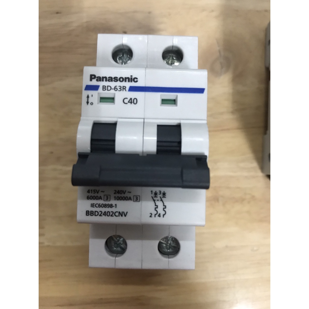 [PANASONIC] Cầu dao tự động 2 tép, CB đôi, MCB 2P 16A,20A,25A,32A,40A,50A,63A- Hàng chính hãng ...