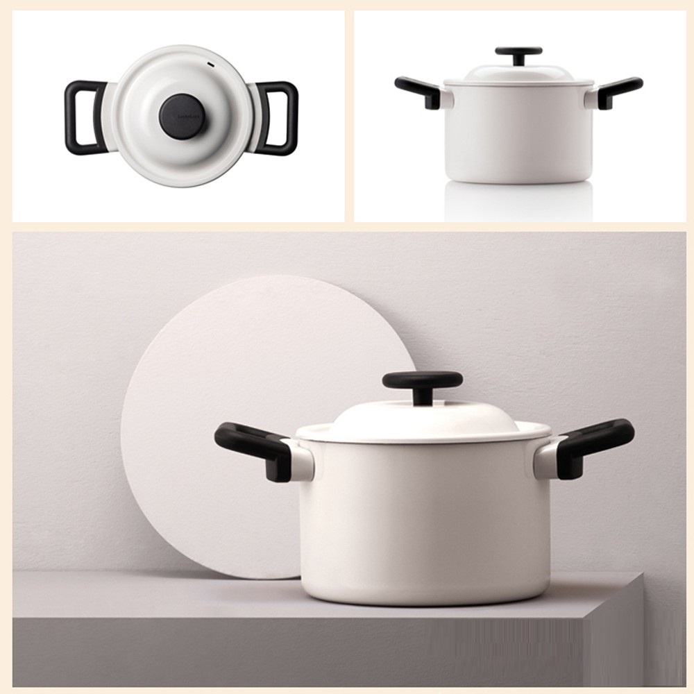 Chảo chống dính Decore Lock&Lock 22cm màu xanh lá LDE1227IH , kèm nắp ...