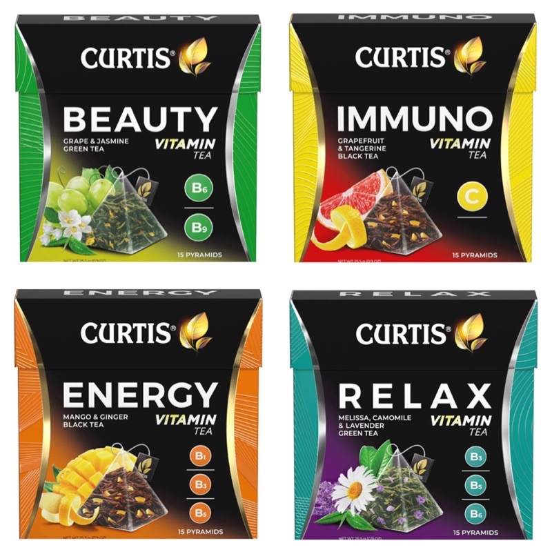TRÀ TÚI LỌC CURTIS VITAMIN TEA BEAUTY/ ENERGY/ RELAX/ IMMUNO/ TRÀ NGA ...