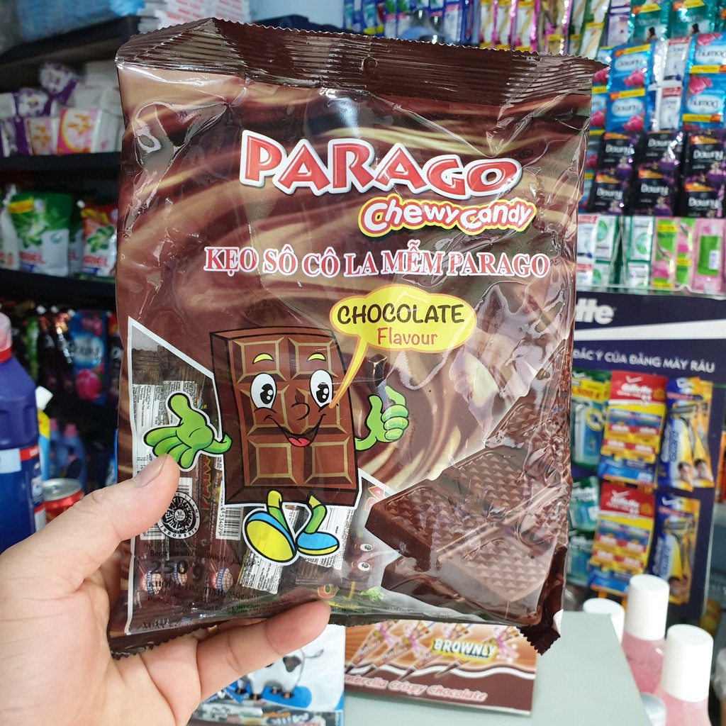 Kẹo mềm Parago Chew Candy vị socola gói 250g | Shopee Việt Nam