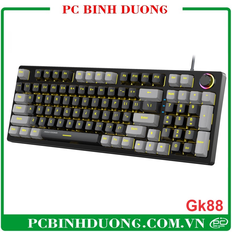 Bàn phím cơ có dây Assassins GK88 | Shopee Việt Nam